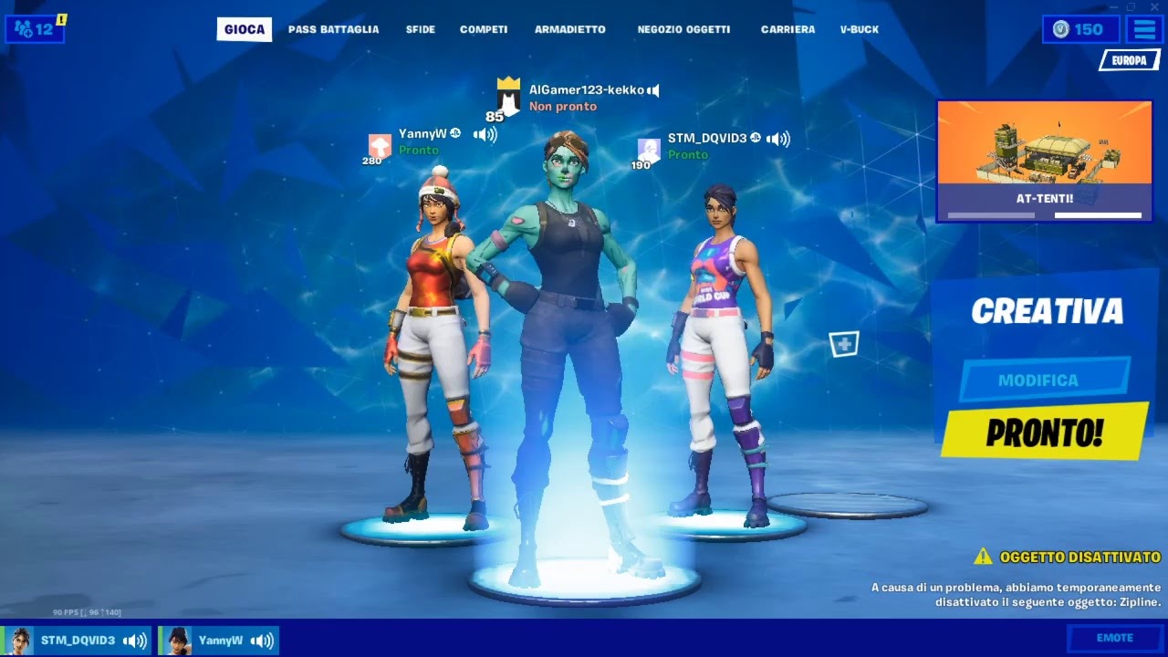 FORTNITE/GIOCO CON VOI + PROVINI TEAM STM (STORM) ISCRITTO RICAMBIO - YouTube