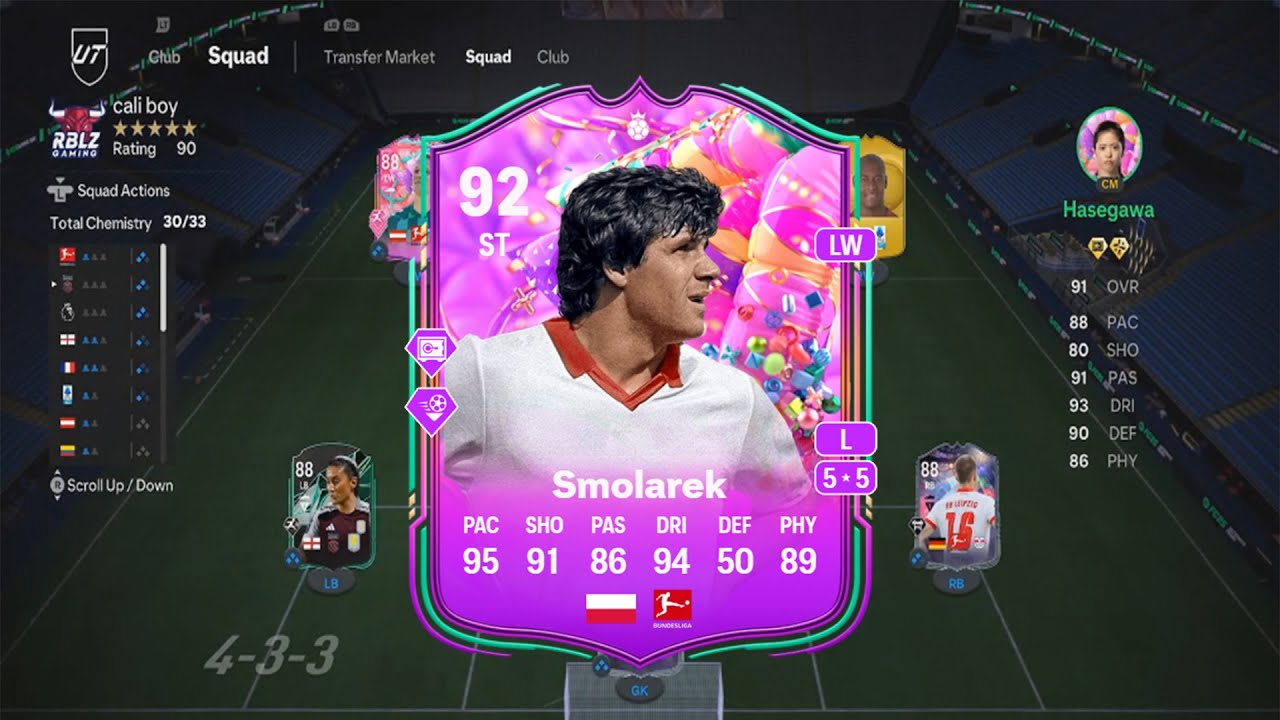 EA FC 25 - 92 FUT Birthday Hero Smolarek - Champions Gameplay - YouTube