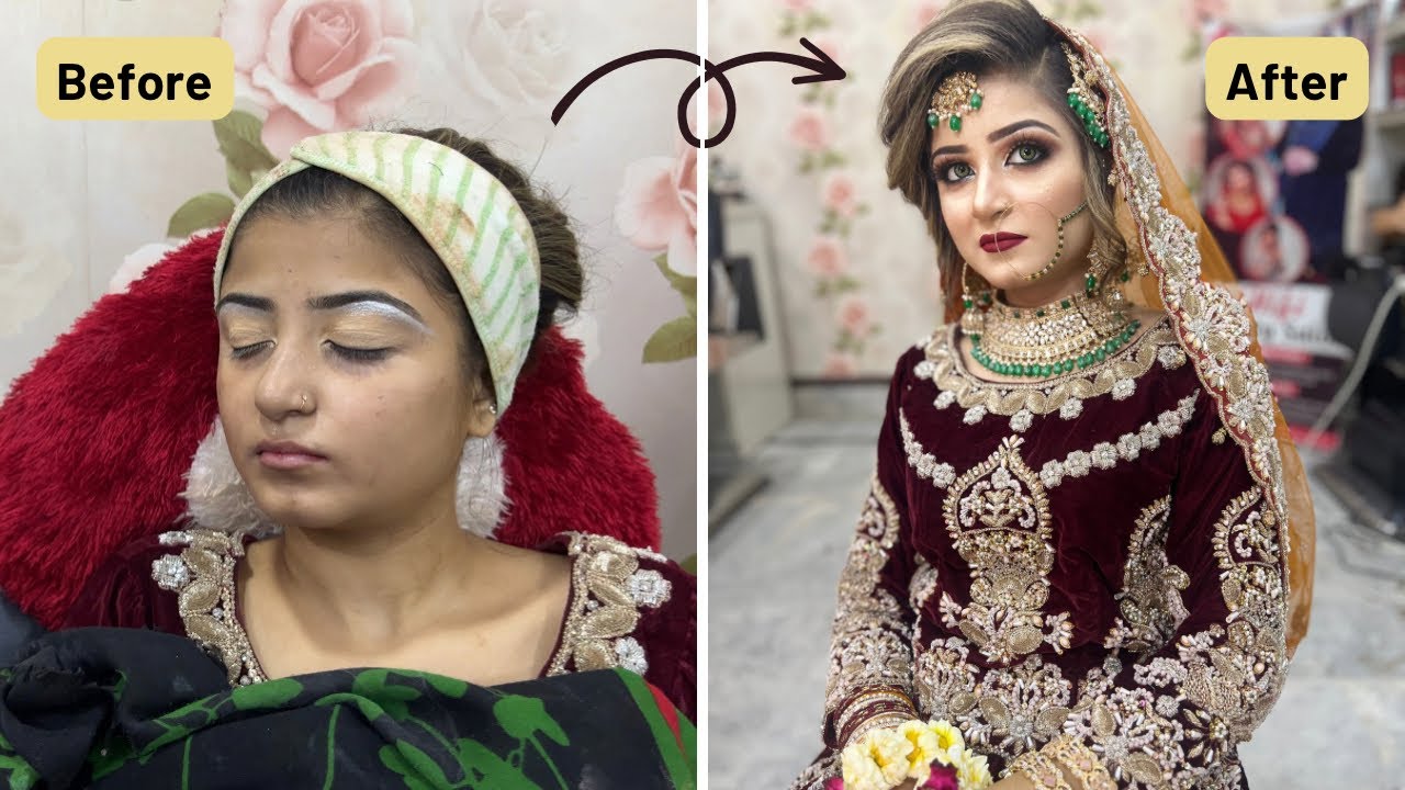 "Master the Art of Barat Makeup Tutorial Like a Pro!" HIFI MAKEUP ...
