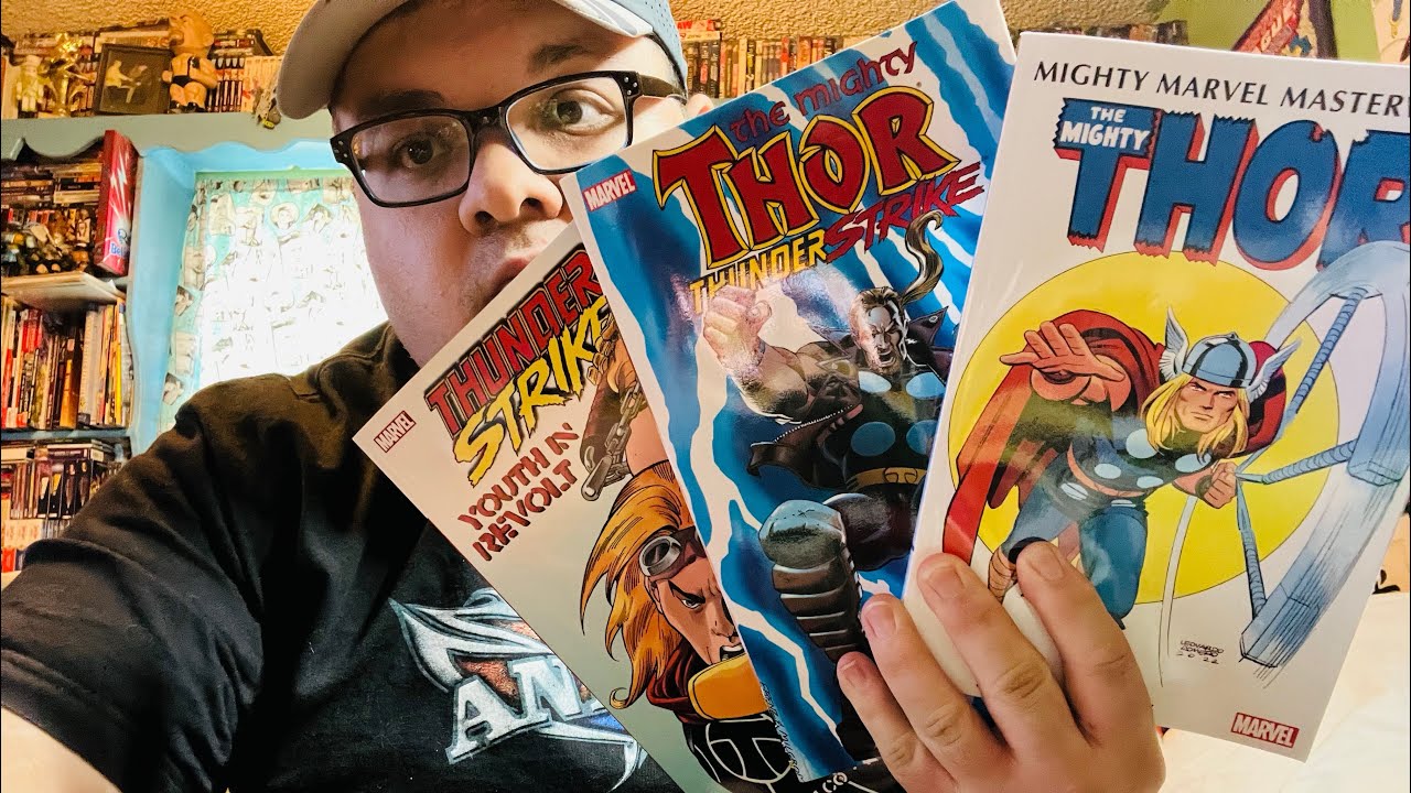 Closer look at some of my Thor graphic novel collection . - YouTube