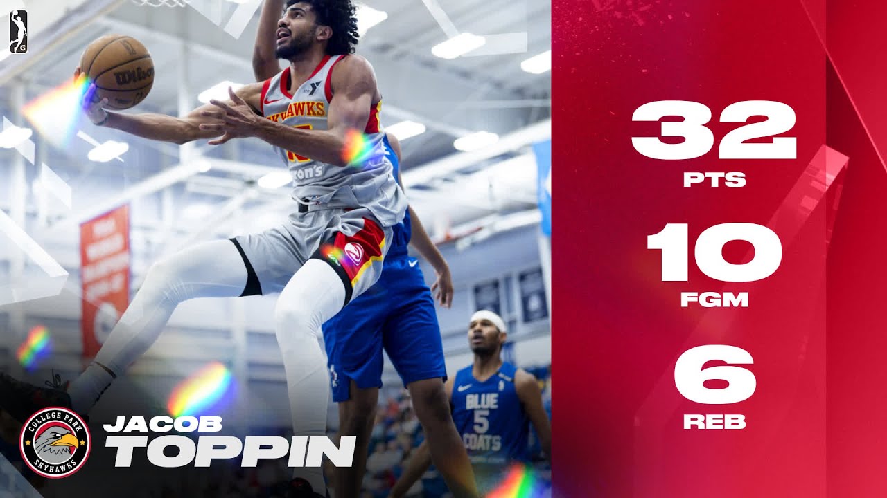 Jacob Toppin Drops 32 Points vs. Delaware Blue Coats - YouTube