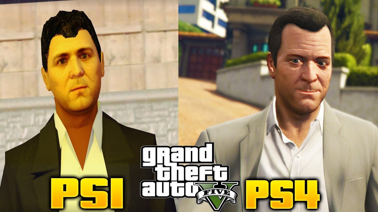 ¿Como Se Veria GTA 5 En la PS1? - YouTube