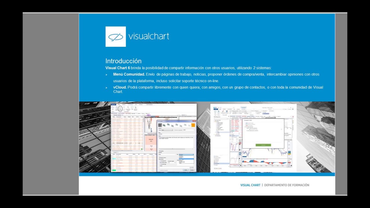 Compartir documentos a través de Visual Chart 6 - YouTube