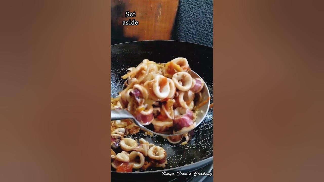 GAWIN MO ITO SA PUSIT!!! SOBRANG LAMBOT!!! SOLVE ANG KAINAN SA SARAP NITONG ADOBONG PUSIT SA ...