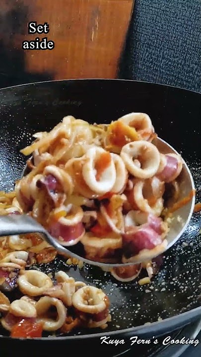 GAWIN MO ITO SA PUSIT!!! SOBRANG LAMBOT!!! SOLVE ANG KAINAN SA SARAP NITONG ADOBONG PUSIT SA ...