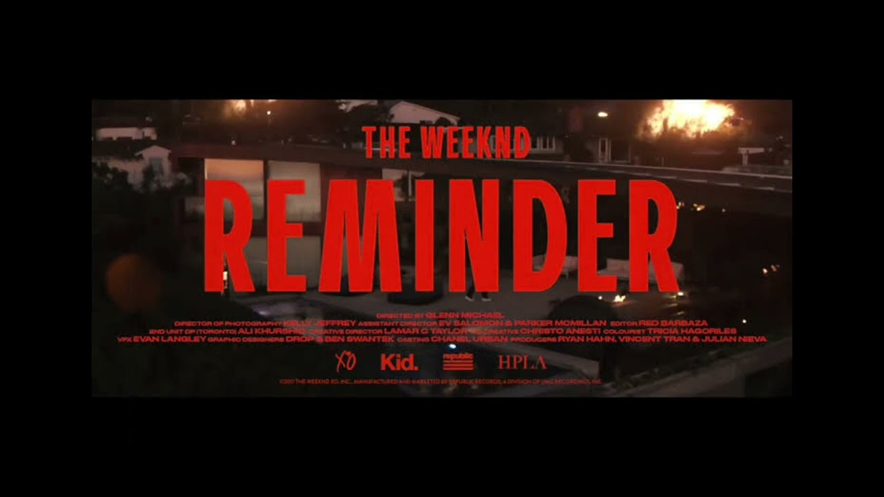 The Weeknd - Reminder (Acapella) - YouTube