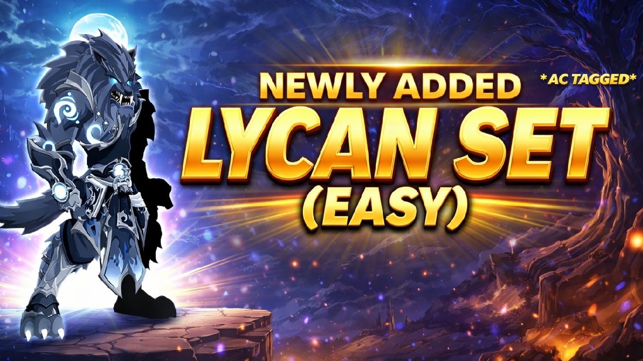 AQW | Lycan Lunar Blazebinder Set *NEW* (AC TAGGED) - YouTube