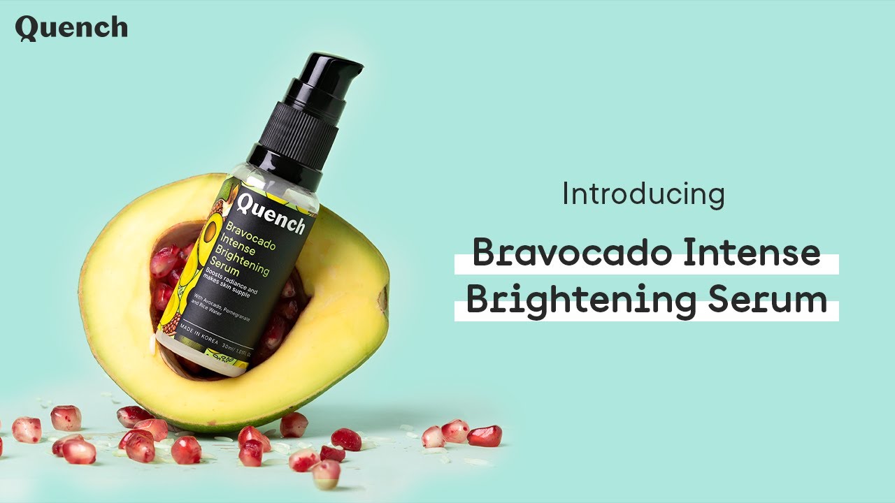 Introducing Bravocado Intense Brightening Serum | Quench Botanics - YouTube
