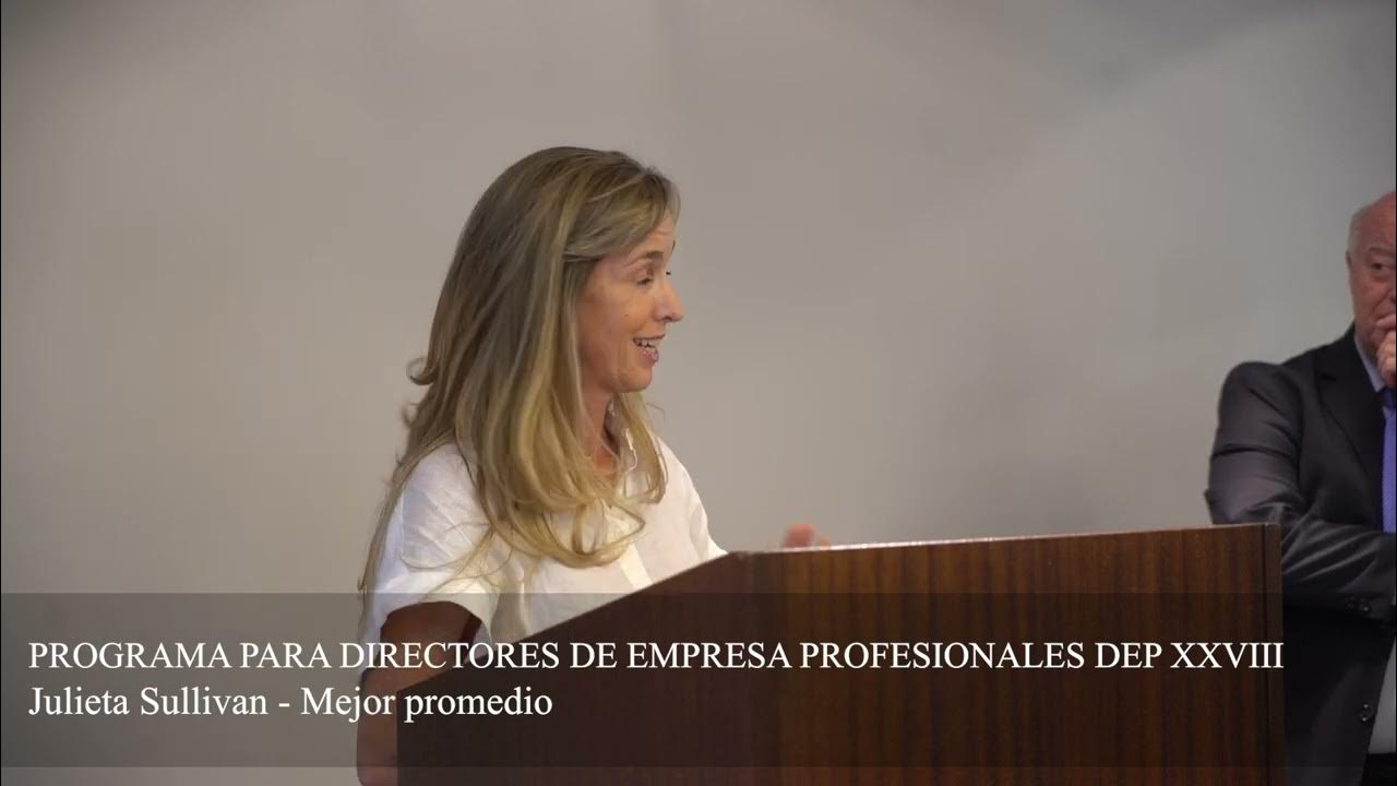 Colación de Programas del IGEP 2022 | Julieta Sullivan, el mejor promedio de la camada DEP ...