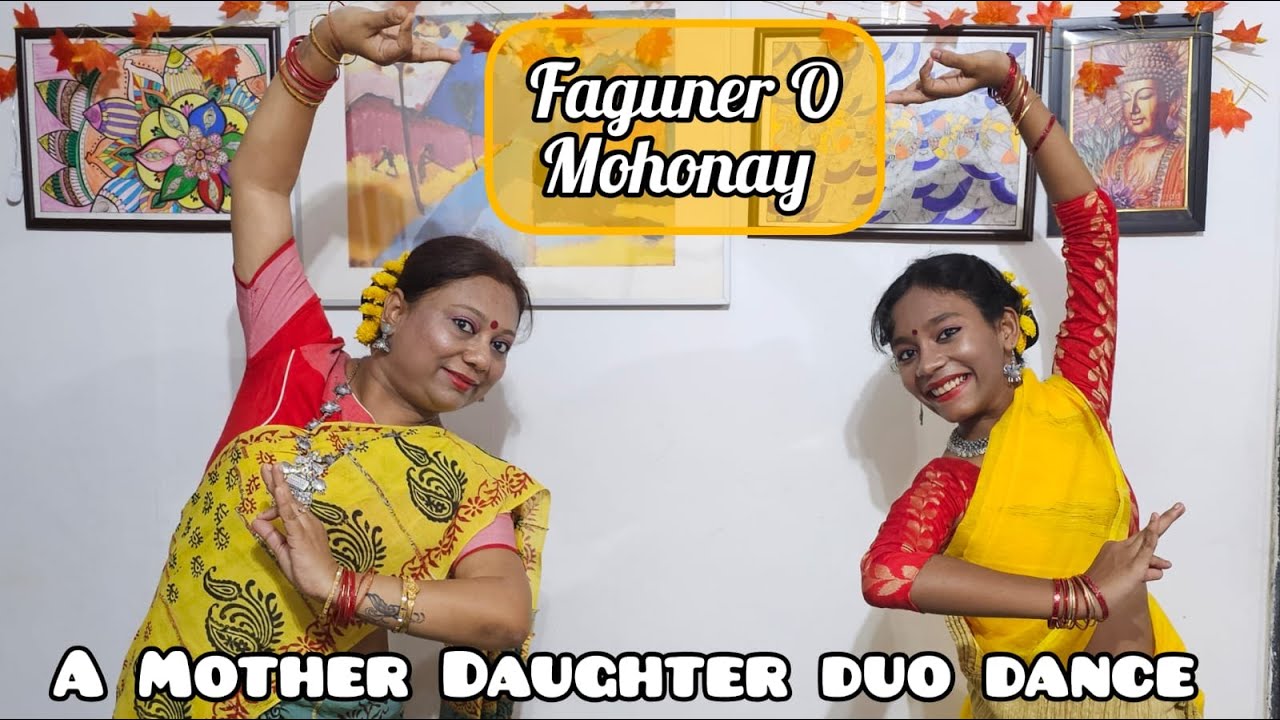 Faguner O Mohonay | Mother Daughter Duo Dance - YouTube