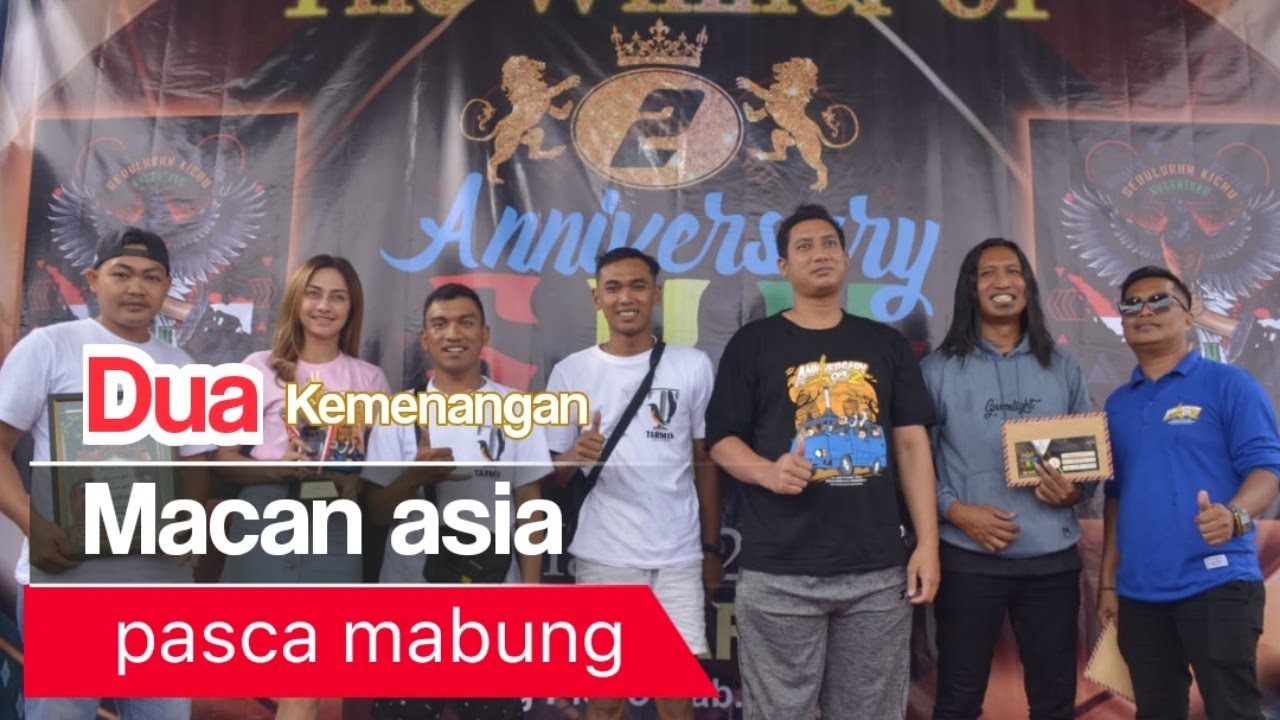 Dua Kemenangan Macan Asia Pasca Mabung Saat Anniversary SKN ke 2 - YouTube