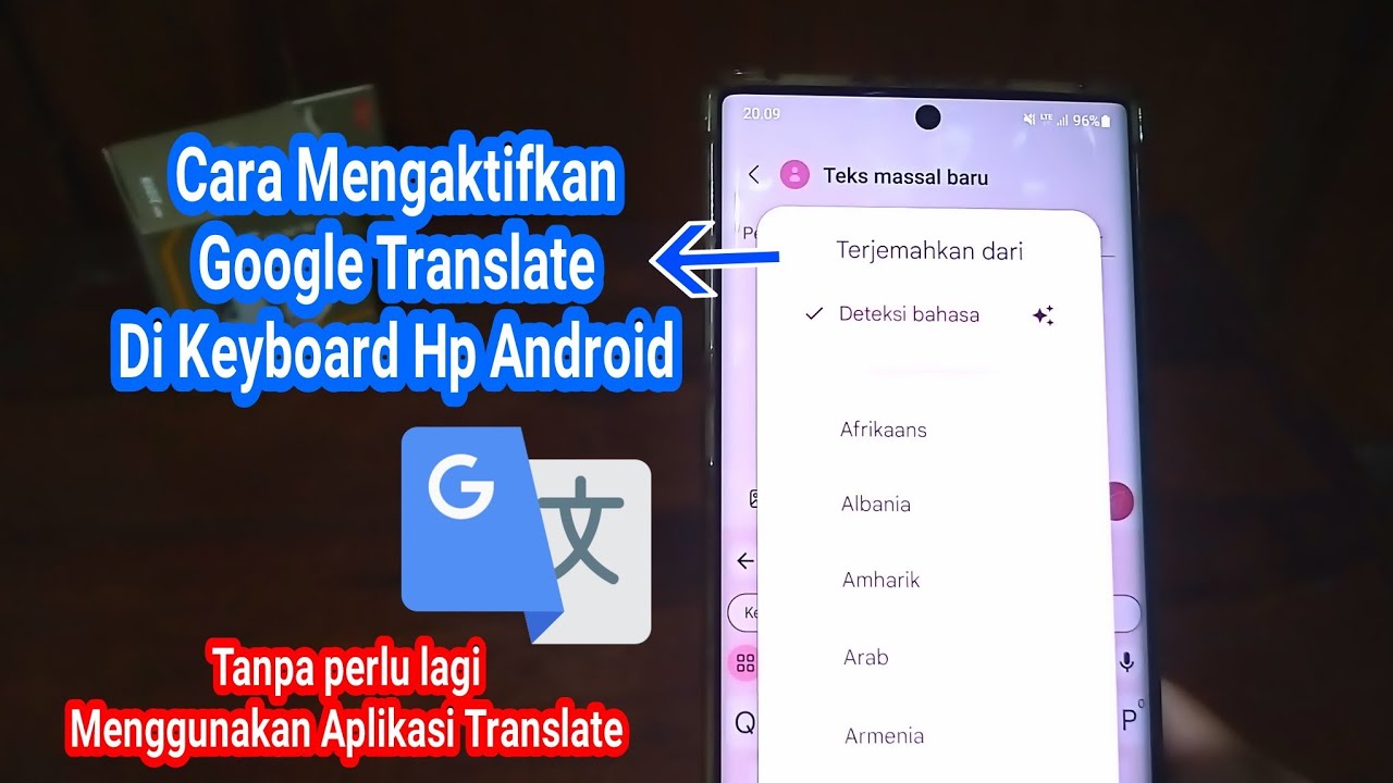 Cara Mengaktifkan Google Translate di Keyboard Hp Android || Tanpa ...