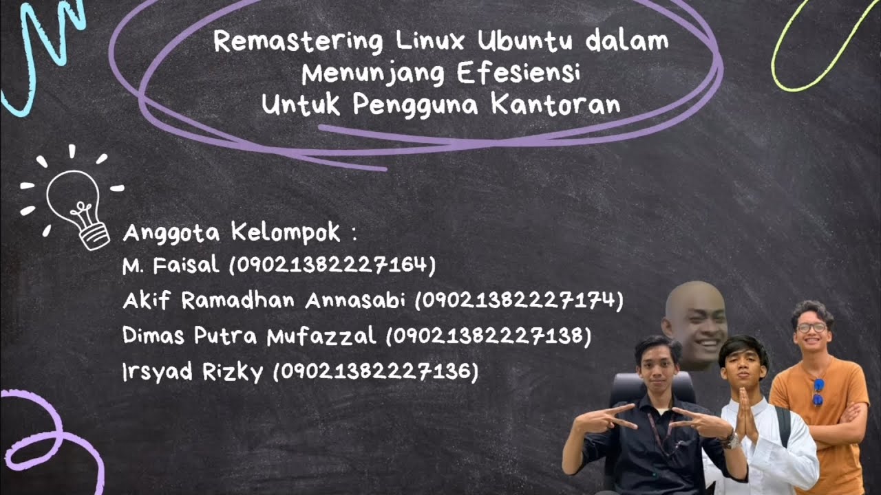 Remastering linux untuk efesiensi penggunaan kantoran - YouTube
