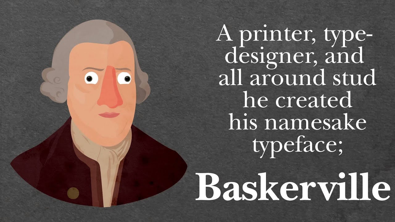 Baskerville Type Specimen - YouTube