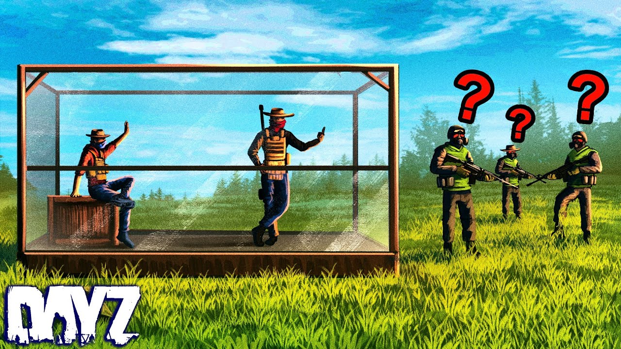 WE LIVED IN A GLASS BASE IN DAYZ - YouTube