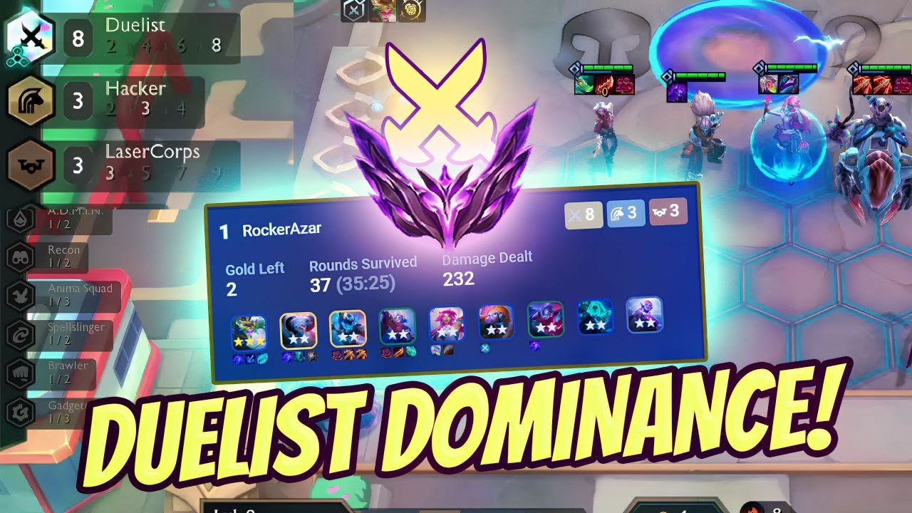 Push Rank with Duelist comp | 3 Star Vayne | TFT master rank | Item ...