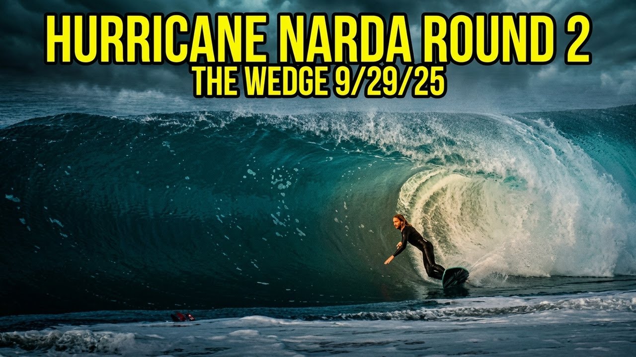THE WEDGE IS INSANE RIGHT NOW WITH HURRICANE NARDA!!! - YouTube