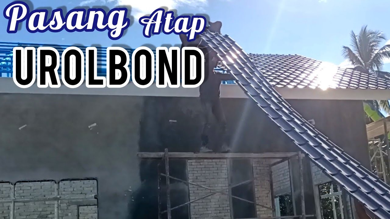 #tukangbangunan# Pemasangan atap rumah pakai zink uroll bond - YouTube
