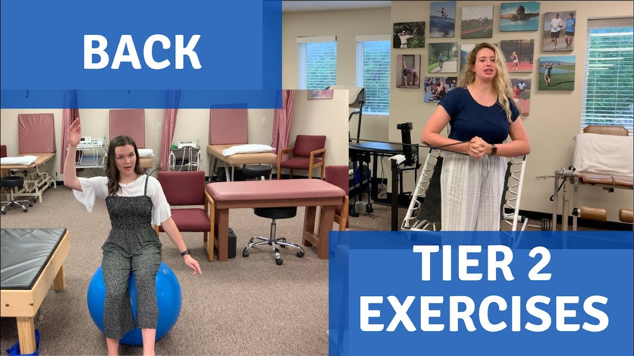 Back Tier 2 Exercises - YouTube
