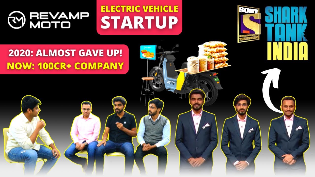 How Shark Tank India Featured Revamp Moto (Electric Vehicle Startup ...