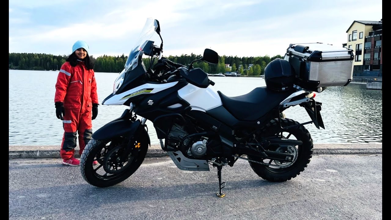 Handlebar risers for V Strom 650 - YouTube