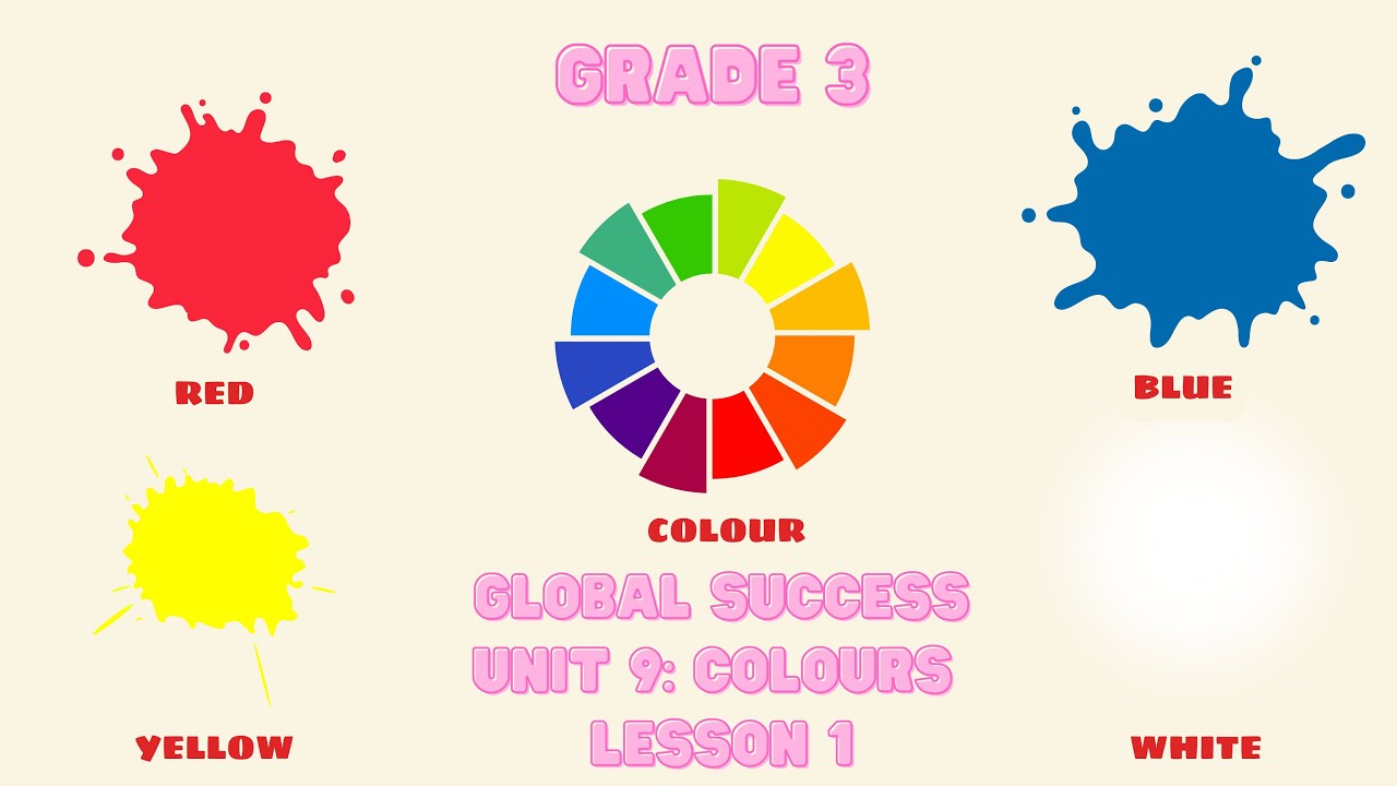 |Grade 3|Global Success | Unit 9: Colours|Lesson 1| - YouTube