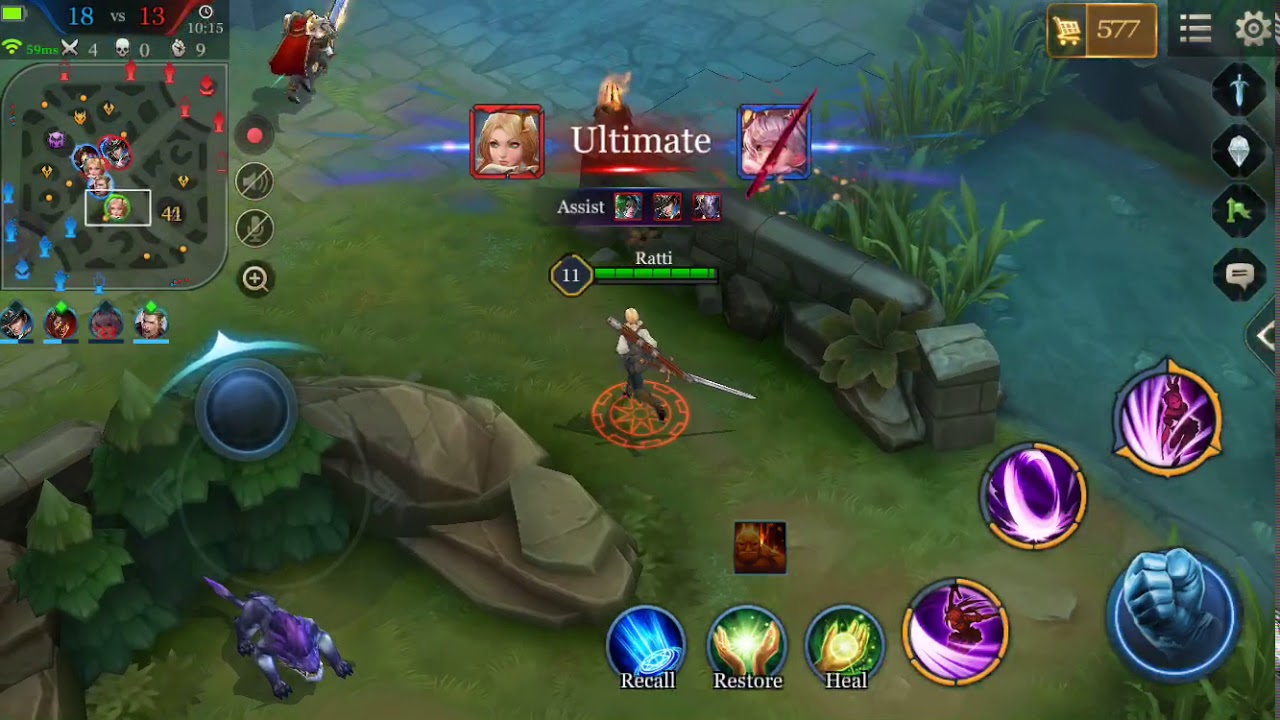 Arena Of Valor AOV gameplay Ep47 # Ratti - YouTube