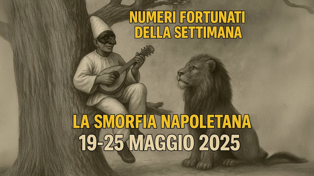 🎯 Numeri Fortunati della Smorfia Napoletana | Settimana 19 – 25 Maggio ...