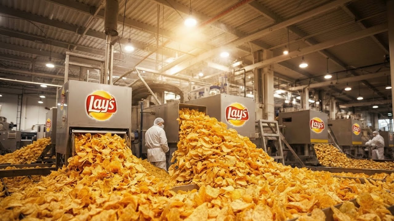 How Lays Chips Are Made | The Full Process You’ve Never Seen! - YouTube