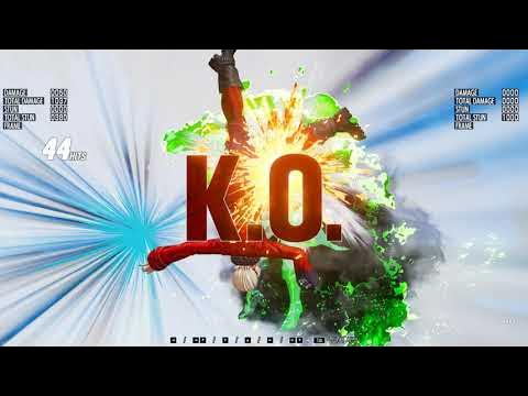 KOF XV - Ash Crimson Death Combo (With Sans-culotte) - YouTube
