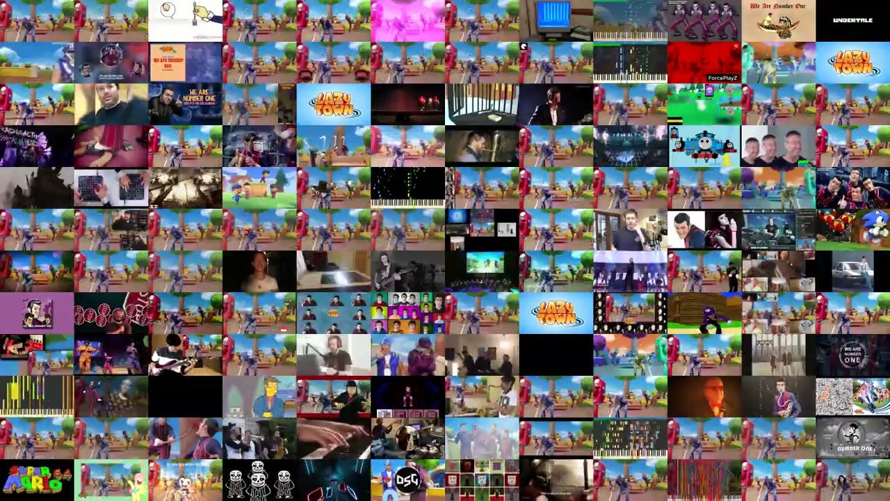 We Are Number One 146 versions Mashup (Read description) - YouTube