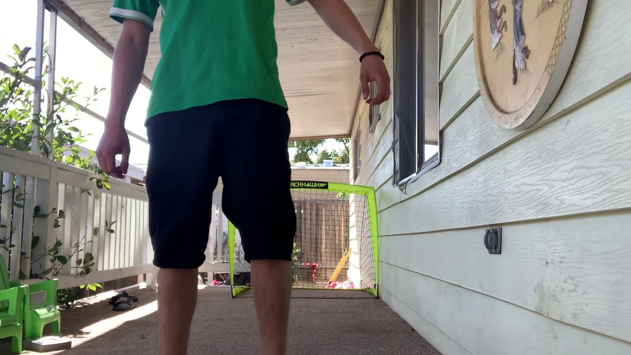 Back heel soccer trick shot - YouTube