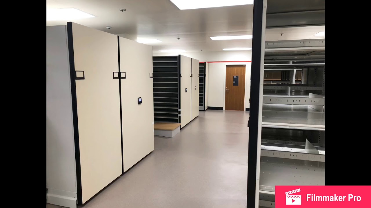 Mobile Shelves installed for clean room - YouTube