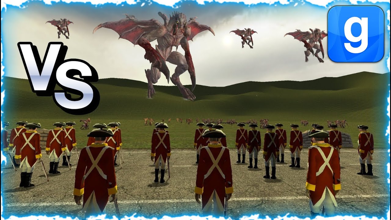 Musket Revolutionary Soldiers VS Doom Eternal Demons SNPC VS NPC Fight ...