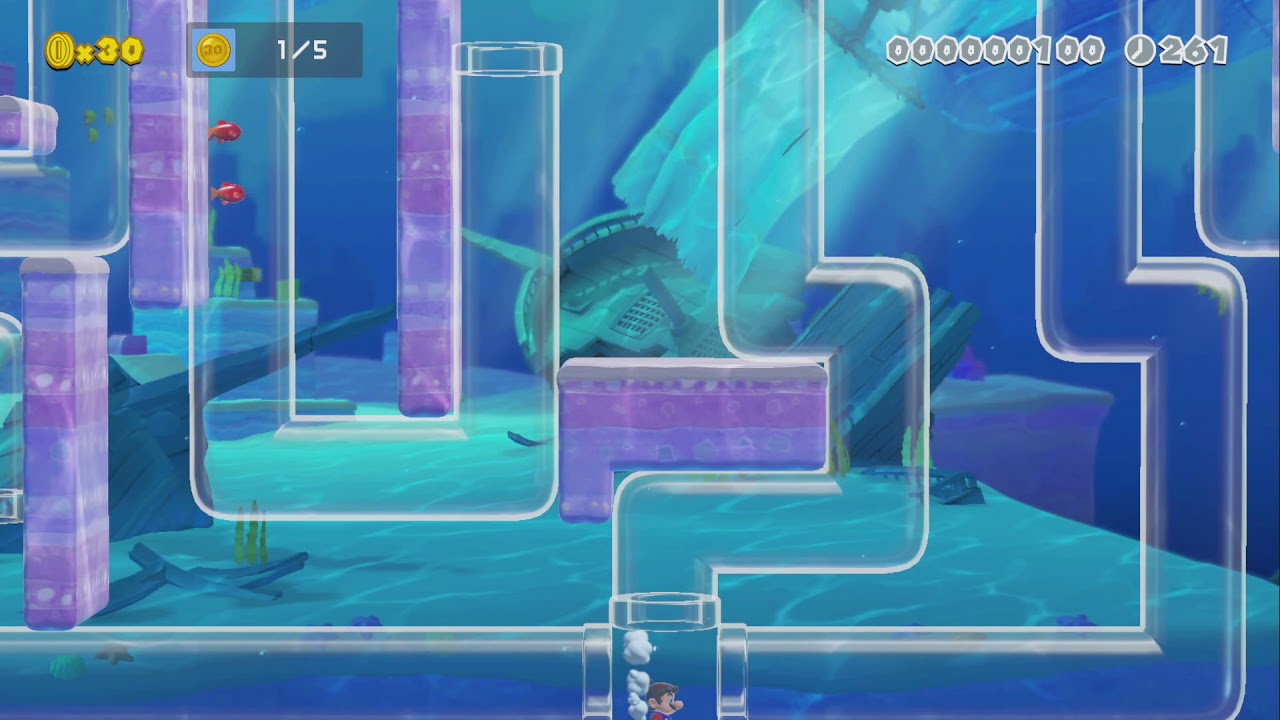 clear pipe maze by DarkSouls2 - Super Mario Maker 2 - No Commentary 1bt ...