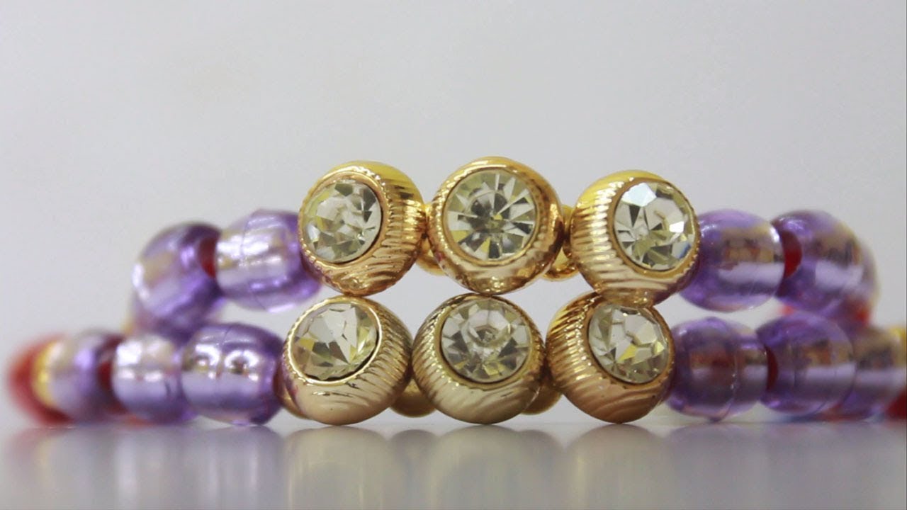 Stone Bracelet Making Idea - Jewelry For Girls | How To Make Bracelet ...