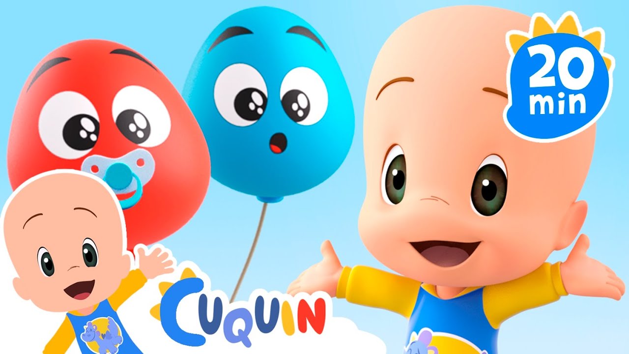 Learn with Cuquin and the Baby balloons | Educational videos - YouTube