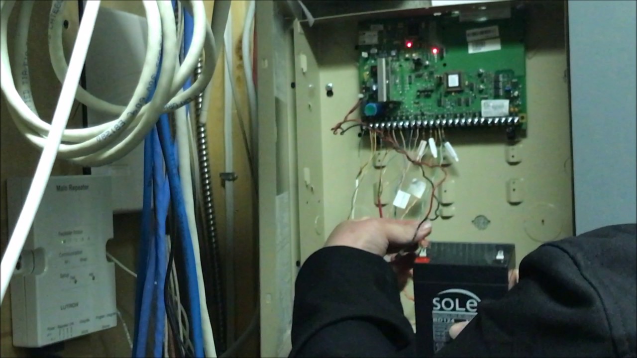 Replacing Backup Battery Security Panel | Supreme Security How to ...