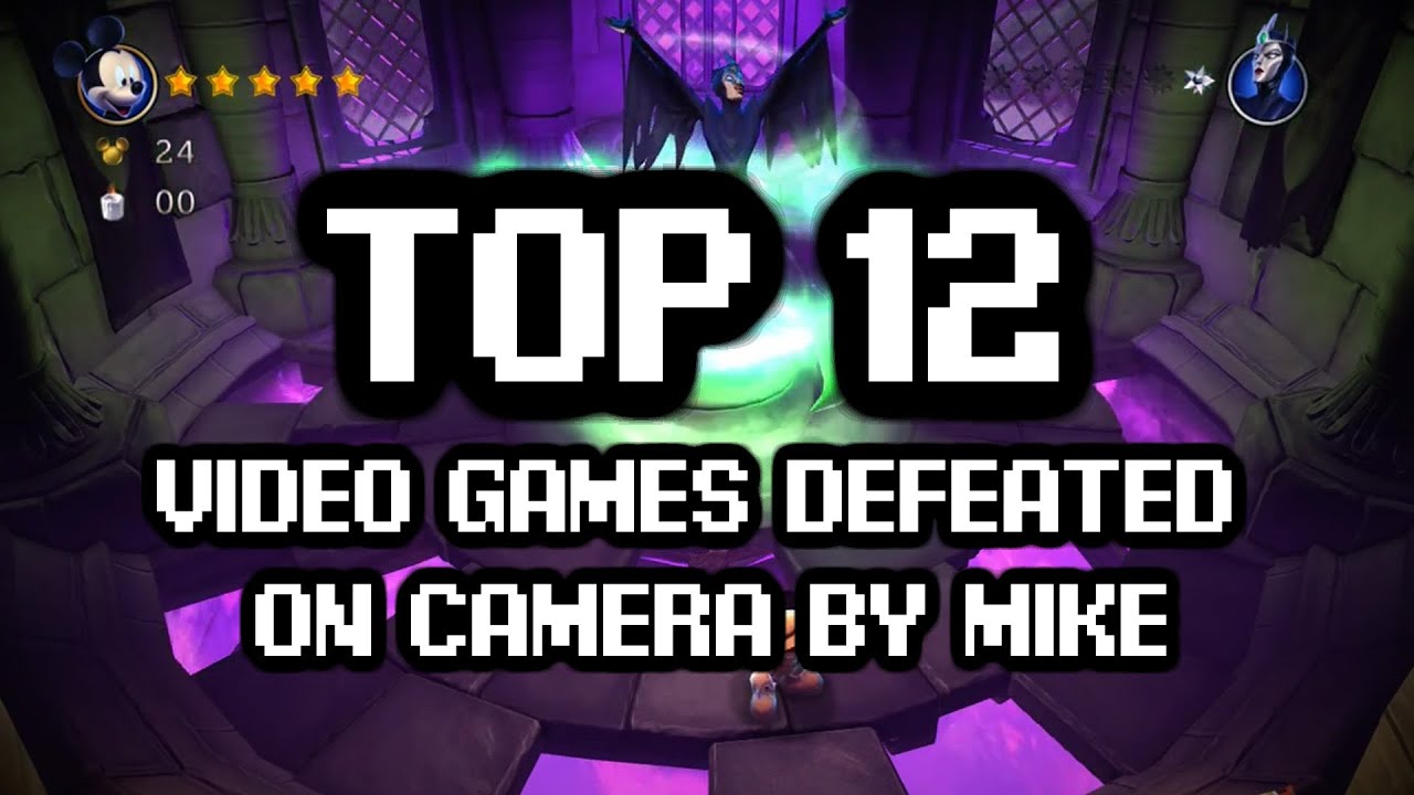 Top 12 Video Games Defeated On Camera by Mike Matei - YouTube