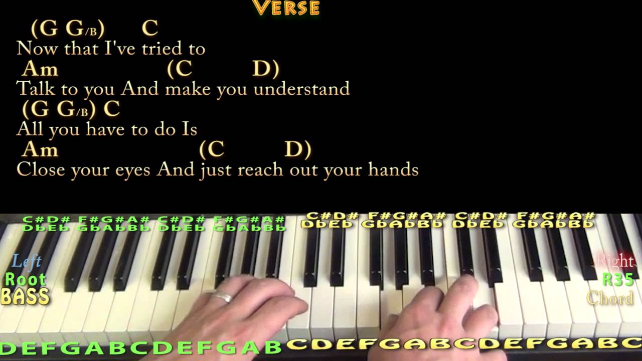 More Than Words (EXTREME) Piano Cover Lesson with Chords/Lyrics - YouTube