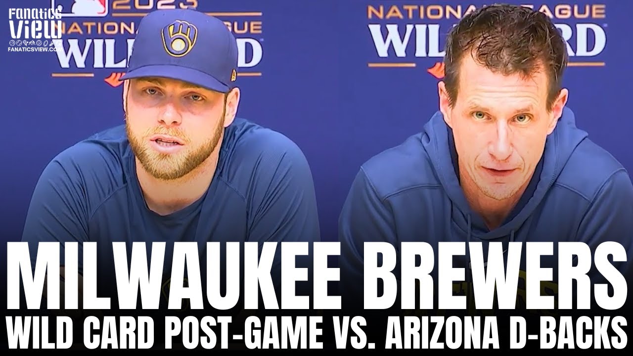 Cobrin Burnes & Craig Counsell React to Loss of Brandon Woodruff ...