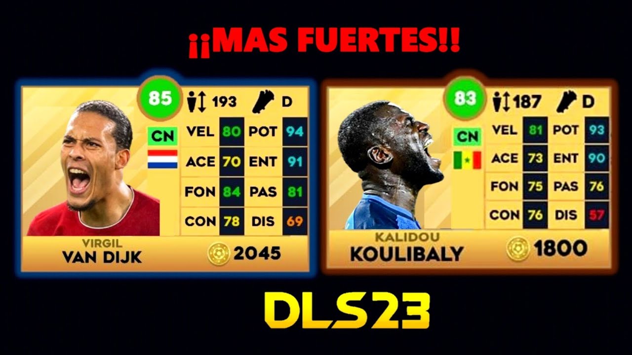 💪JUGADORES MAS FUERTES DLS 23 ft. van dijk, haller Dream League Soccer ...
