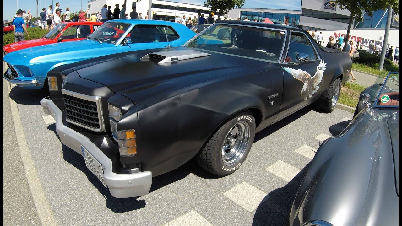 Ford Ranchero V8 us muscle show car matte black colour (El Camino ...