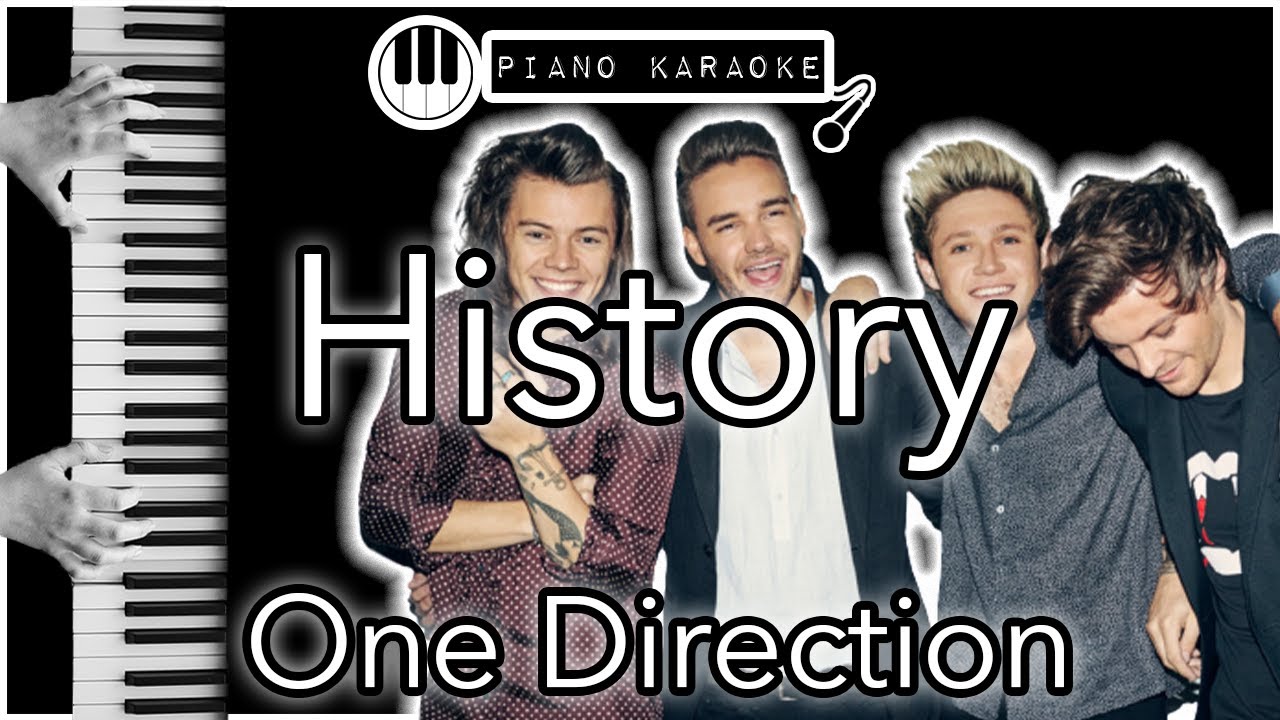 History - One Direction - Piano Karaoke Instrumental - YouTube