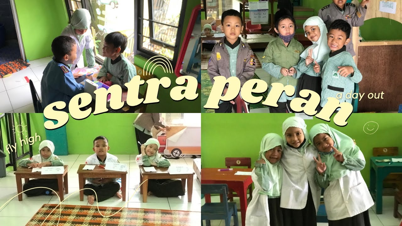 Bermain bersama yuk di sentra bermain peran 💫 / panca indera - YouTube