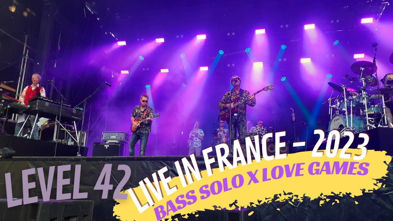 LEVEL 42 Bass solo X Love games Live @ retro c trop - Tilloloy FRANCE ...