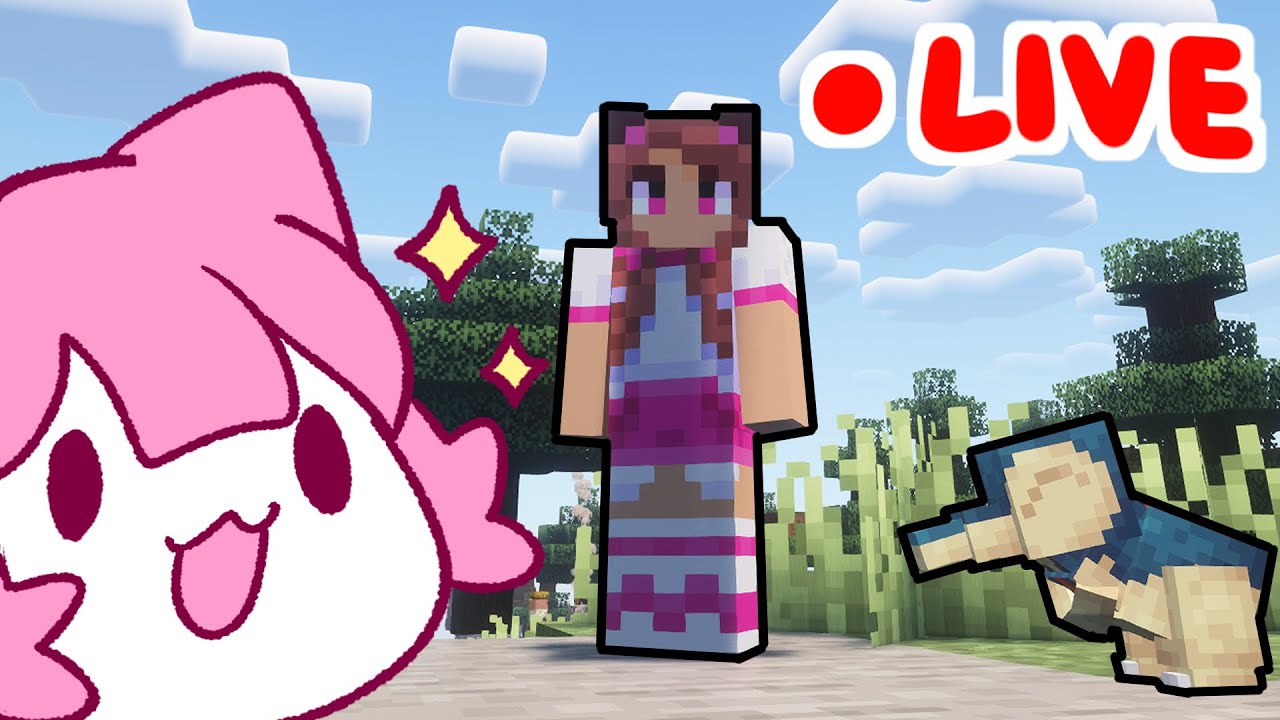 🔴 LIVE【MINECRAFT】DAY 2 OF POKEMON SMP REDUX!!! q(≧ ≦q) | Cobblemon Modpack - YouTube