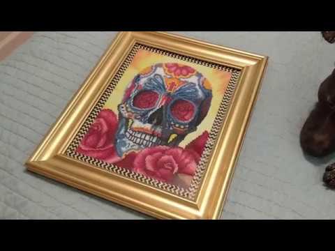 Diamond Painting: How to frame your work for CHEAP! - YouTube