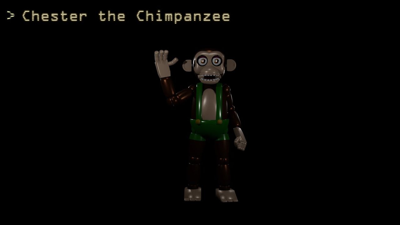 Chester the Chimpanzee from Five Nights at Candy's 3D Model ...