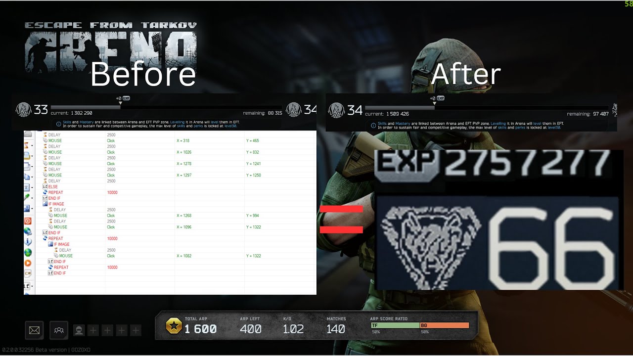 Escape From Tarkov AUTOMATIC EXP FARM - YouTube